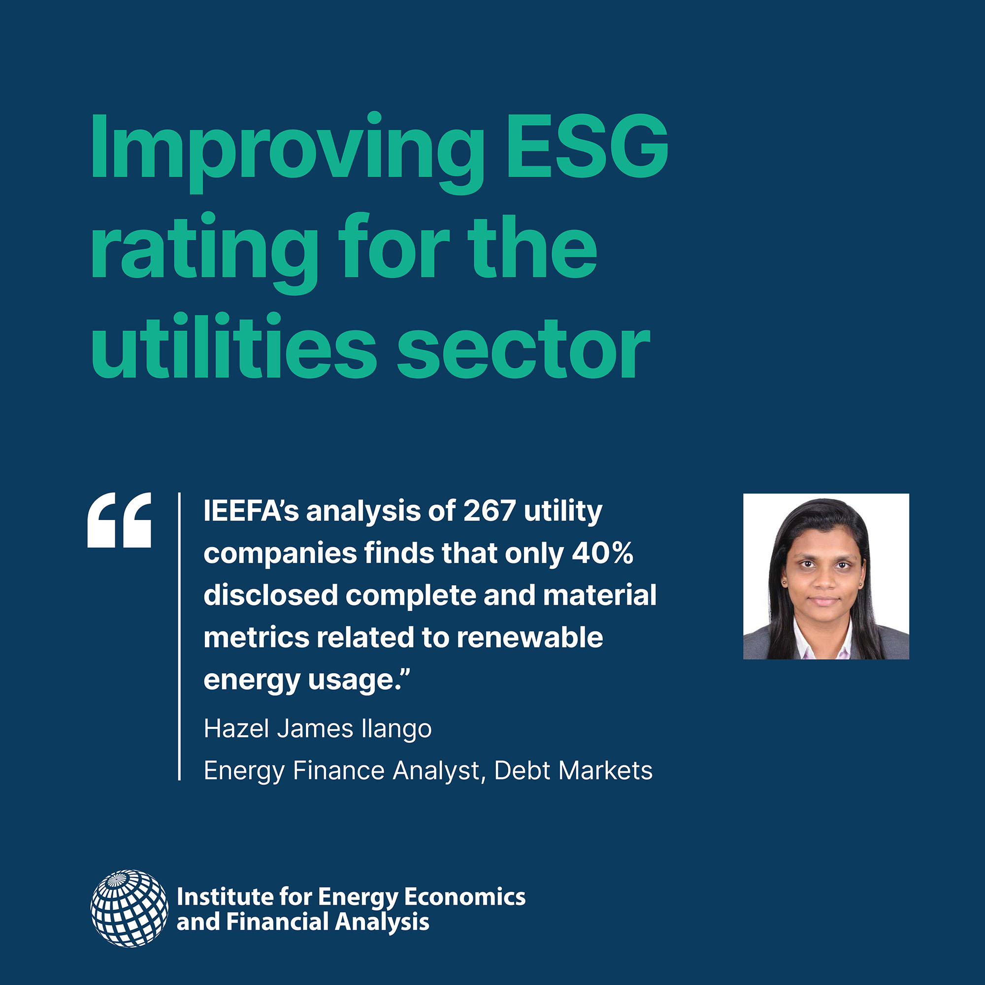 Fact Sheet: Recommendations to enhance ESG ratings | IEEFA